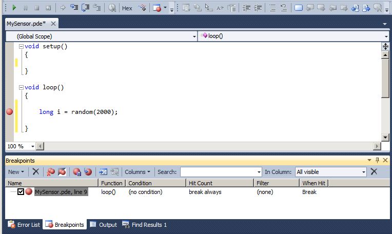 Creating a Simple Arduino Debug Tracepoint