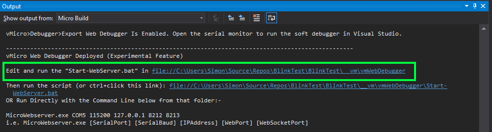 Export Web Debugger (Experimental)